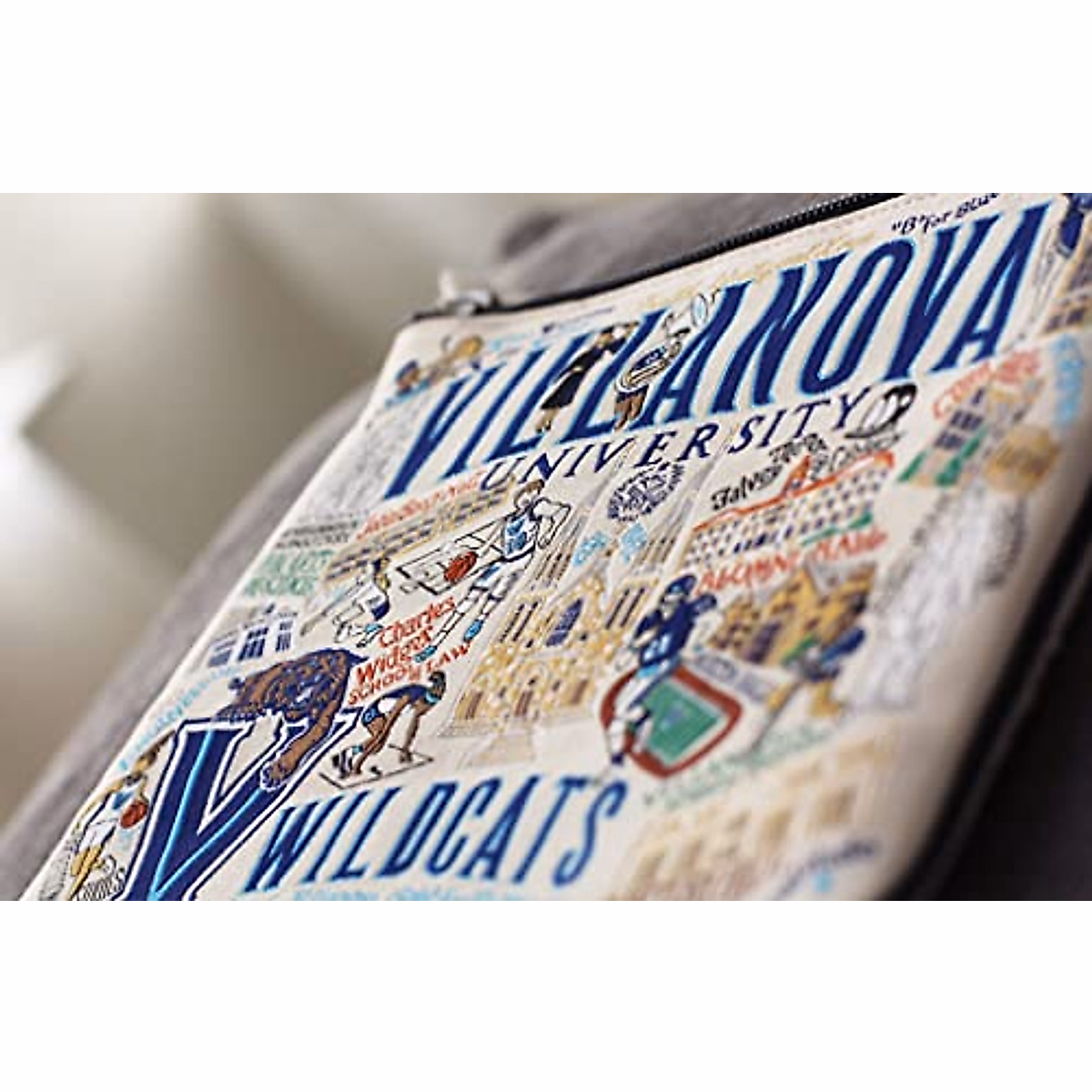 catstudio Villanova University Collegiate Zipper Pouch Purse | Holds Your Phone, Coins, Pencils, Makeup, Dog Treats, & Tech Tools
