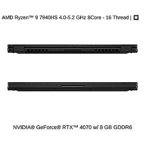 HIDevolution ASUS ROG Flow X13 GV302XI 13.4" WQXGA 165Hz, 4.0 GHz Ryzen 9 7940HS, RTX 4070, 32 GB LPDDR5 RAM, 2 TB PCIe SSD, Windows 11 Home