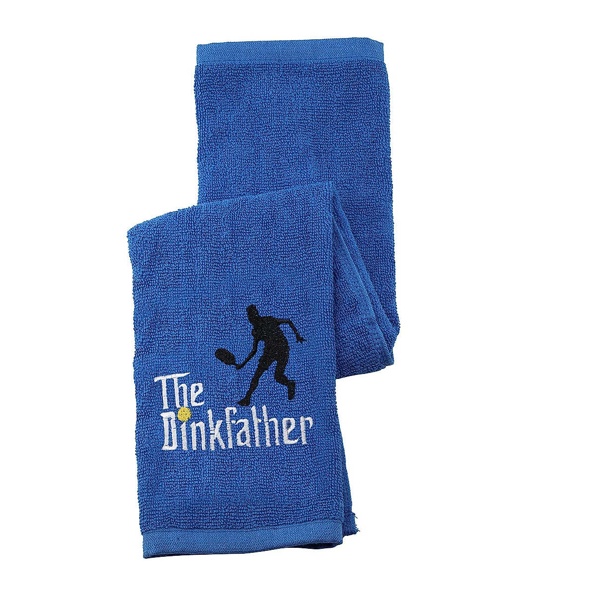 Pickleball Towel The Dinkfather Pickleball Embroidered Sports Teem Hand Towel Gift for Pickleball Player (The Dinkfather Towel)