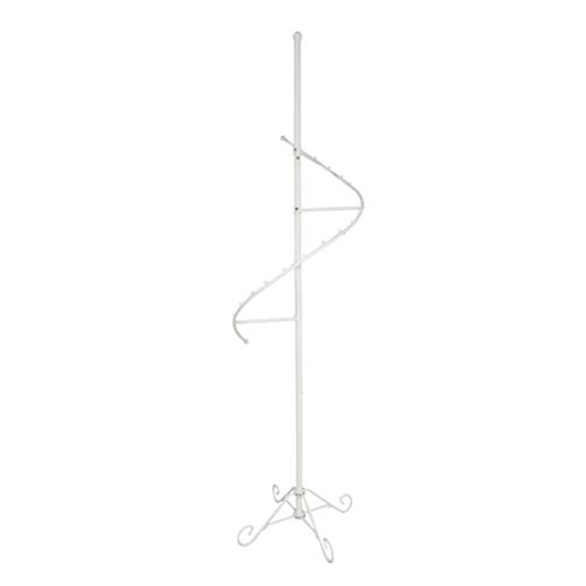 FixtureDisplays® 60" High Spiral Clothing Rack with 20 Ball Stops, Versatile Apparel Hanger Floor Stand Display Rack 16967-NF Shipping Fee Required