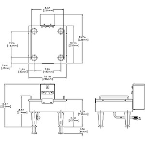 BUNN 27825.0000 Soft Heat Portable Server Stand, Black/Stainless Steel