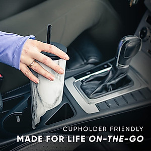 Simple Modern Insulated Tumbler with Lid and Straw | Iced Coffee Cup Reusable Stainless Steel Water Bottle Travel Mug | Gifts for Women Men Her Him | Classic Collection | 24oz | Nebula