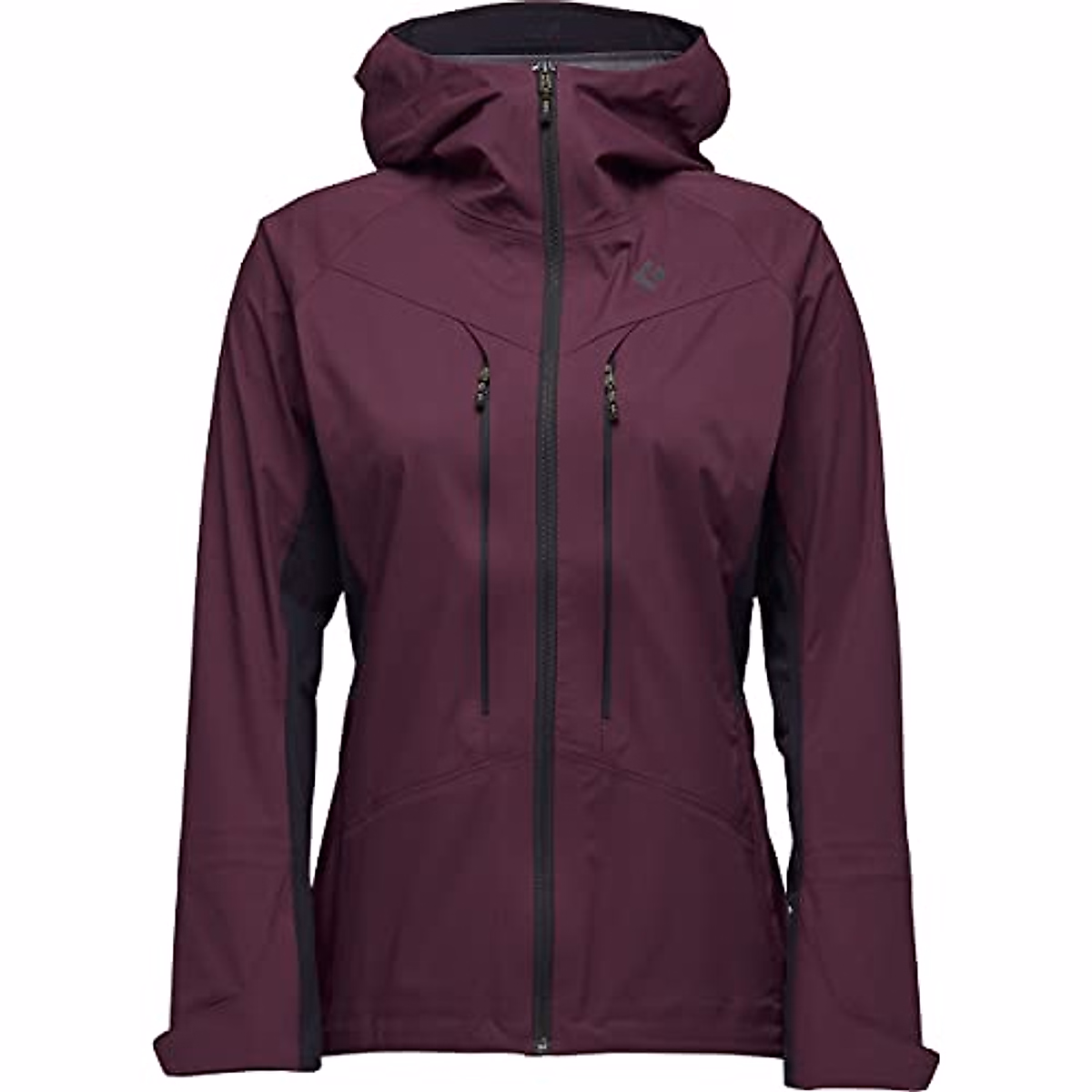 Black Diamond Equipment - Women's Dawn Patrol Hybrid Shell (as1, alpha, l, regular, regular, Blackberry-Black)