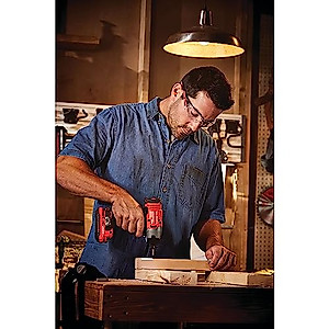 CRAFTSMAN V20 Cordless Impact Driver Kit, 1/4 inch, 2 Batteries and Charger Included (CMCF800C2)