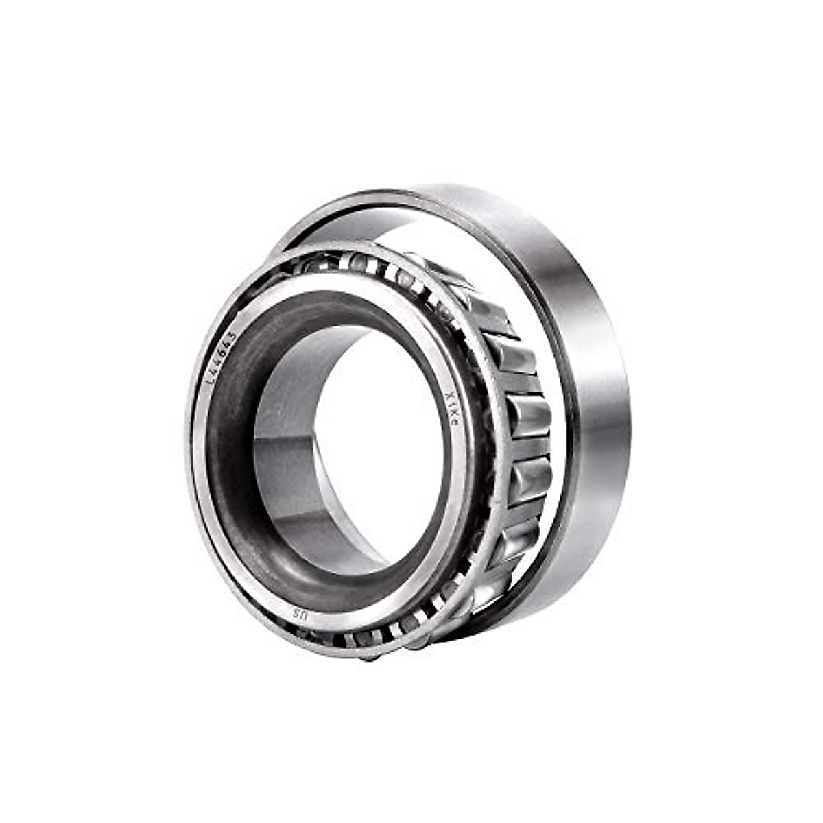 XiKe 2 Set Fits for 1'' Axles Trailer Wheel Hub Bearings Kit, L44643/L44610 and 12192TB Seal OD 1.980'', Dust Cover and Cotter Pin, Rotary Quiet High Speed and Durable.