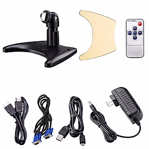 KALESMART 10.1 inch 1280x800 Rimless HDMI Monitor with VGA/HDMI Ports Built-in Speaker for Raspberry Pi Home Security CCTV PC Display