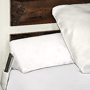 SnugStop The Original Bed Wedge Mattress Filler, Bed Wedge Pillow, Bed Headboard Pillow Wedge, Gap Filler Between Your Headboard and Mattress, Triangle Pillow Wedge, Don't Lose Your Pillow (Queen)
