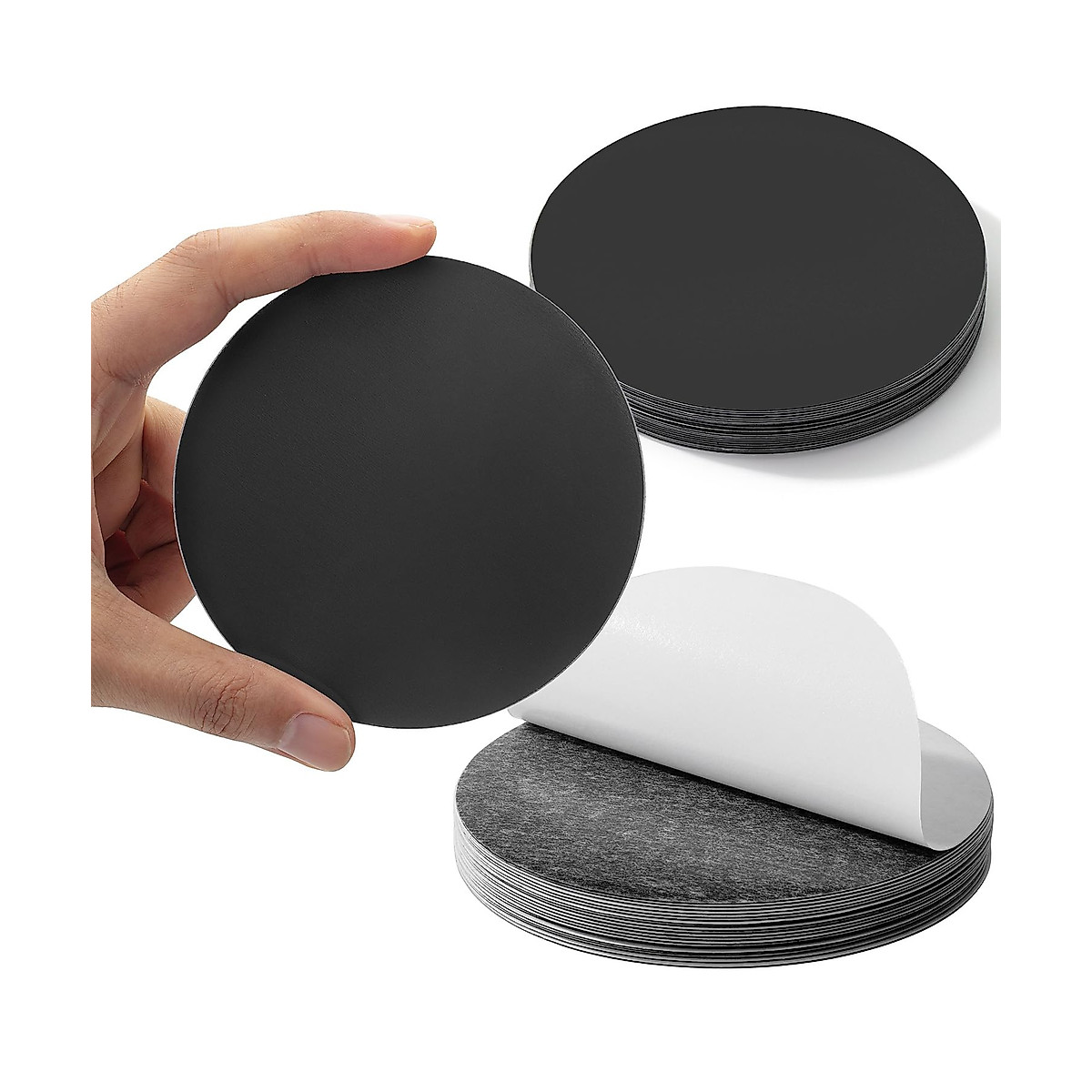 Mr. Pen- Round Magnets with Adhesive Backing, 20 pcs,4" Adhesive Magnetic Sheets with Adhesive Backing, Magnet Sheets with Adhesive, Magnets for Crafts Magnets with Adhesive Backing, Magnet Stickers