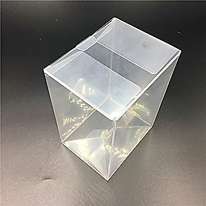 PUDXLRE VERSAINSECT oose Clear Plastic Strong Pop Protectors Compatible with 4-inch Funko Pop Figures, Crystal Clear, Auto-Locking Tab and Heavy Duty Acid Free w/Protective Film (20 Pack)