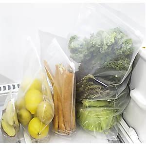 GPI - Slider Zip Food Storage Bags, 9" x 12" 3 Mil Heavy Duty, Strong & Durable For Freezer Storage, 100 Count