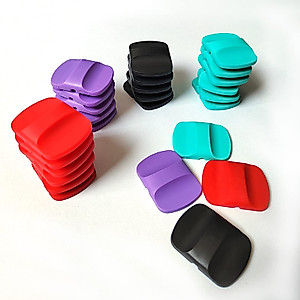 CLniubi Magnetic Slider -compatible for Yeti Rambler, Tumbler, Ozark, Trail Rtic cup which is 10 oz, 16 oz, 20 oz, 26 oz, 30 Black Red Purple Blue 1.3x1.7x0.35inches