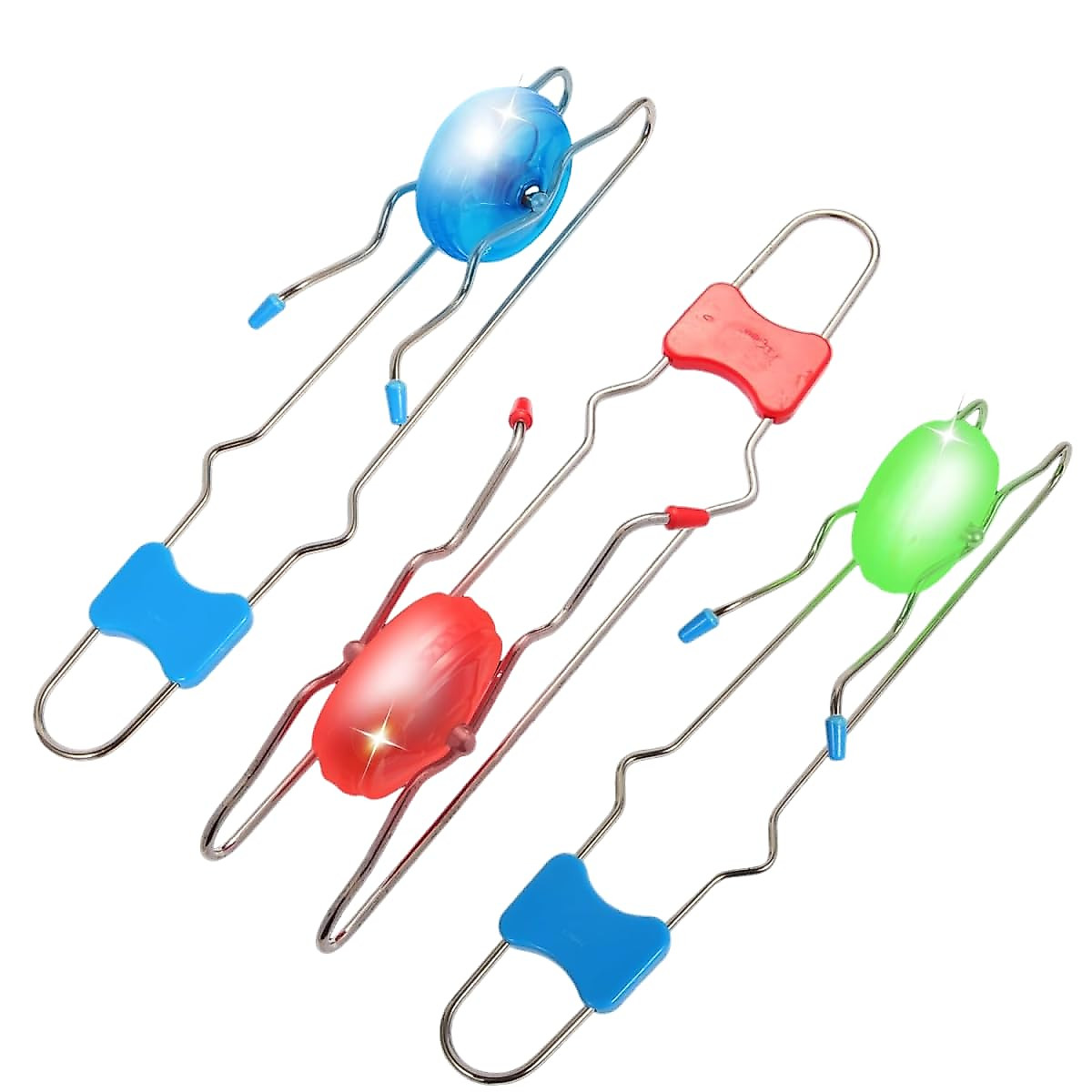 Cemirk Retro Kids Light Up Gyro Wheel Set - Includes 3 10-Inch Track Twisters, Spinning and Light Combo, to Capture Kid's Attention, Ideal for Easter, Birthdays, Christmas, and More