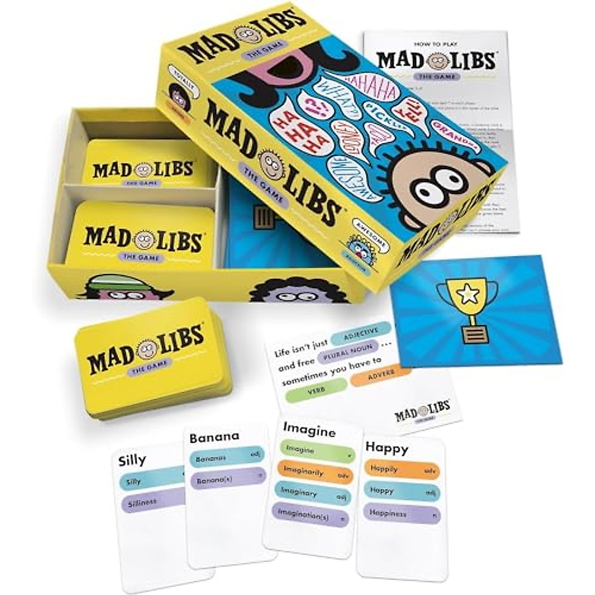 Looney Labs Mad Libs: The Game - Classic Fun for Family Game Night