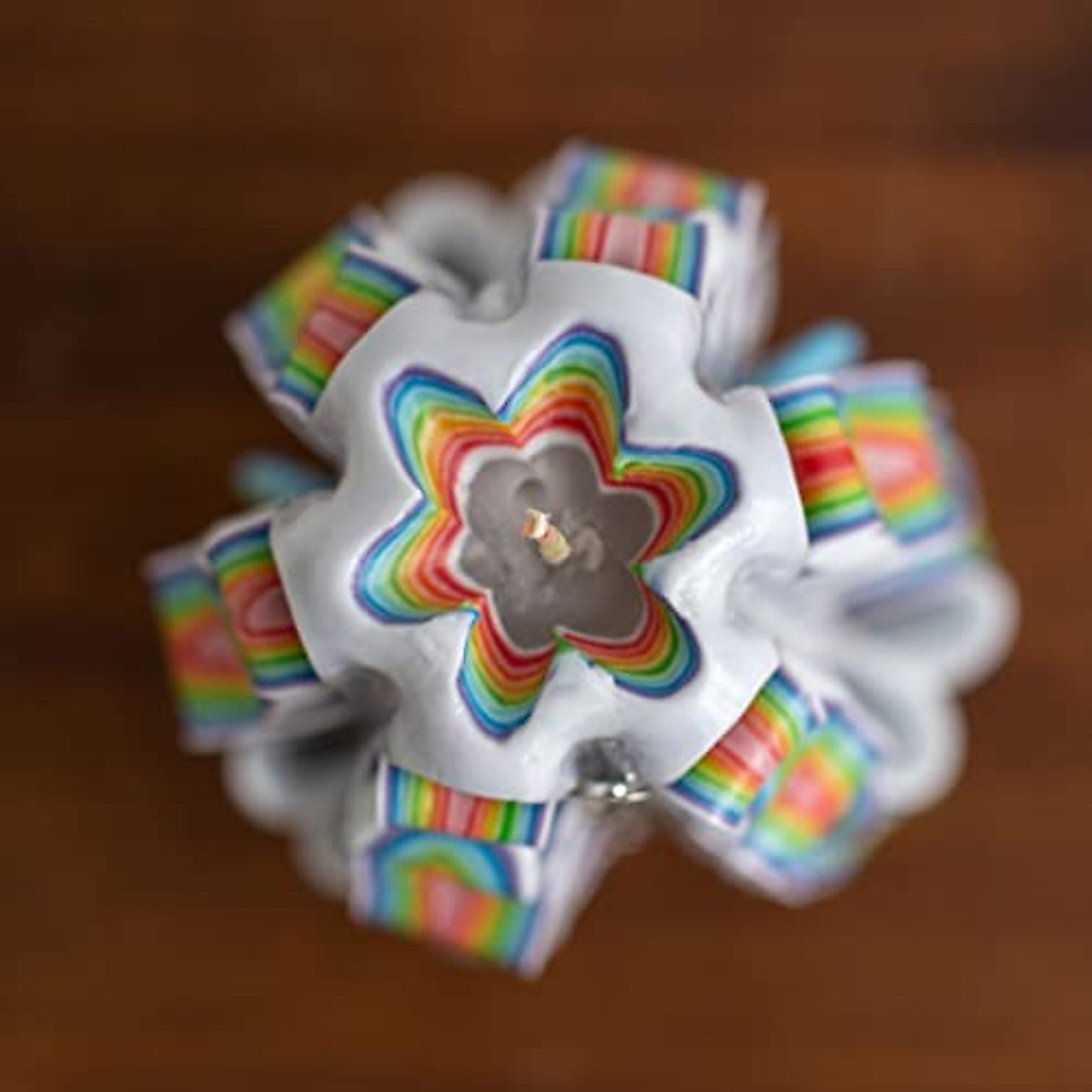 7 Chakra Candle Decor - Meditation Gifts for Women - Gift for Lover Yoga - Unique Candle Meditation Accessories (6.3 inches (16 cm))