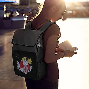 GIFR MOVERS LED Display Backpack with Programmable Screen 15.6" Laptop Bag, Waterproof, Men and WomenTravel Smart Fashion School Display Pixel Backpack