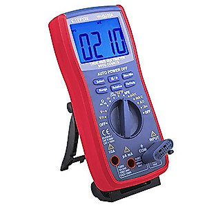 ETEPON Digital Multimeter True RMS Auto Raging Voltage Tester, Measures, Voltage, Current, Resistance, Continuity, Frequency, Capacitance, Temperature, Test Diodes,Transistors（6000 Counts Multimeter)