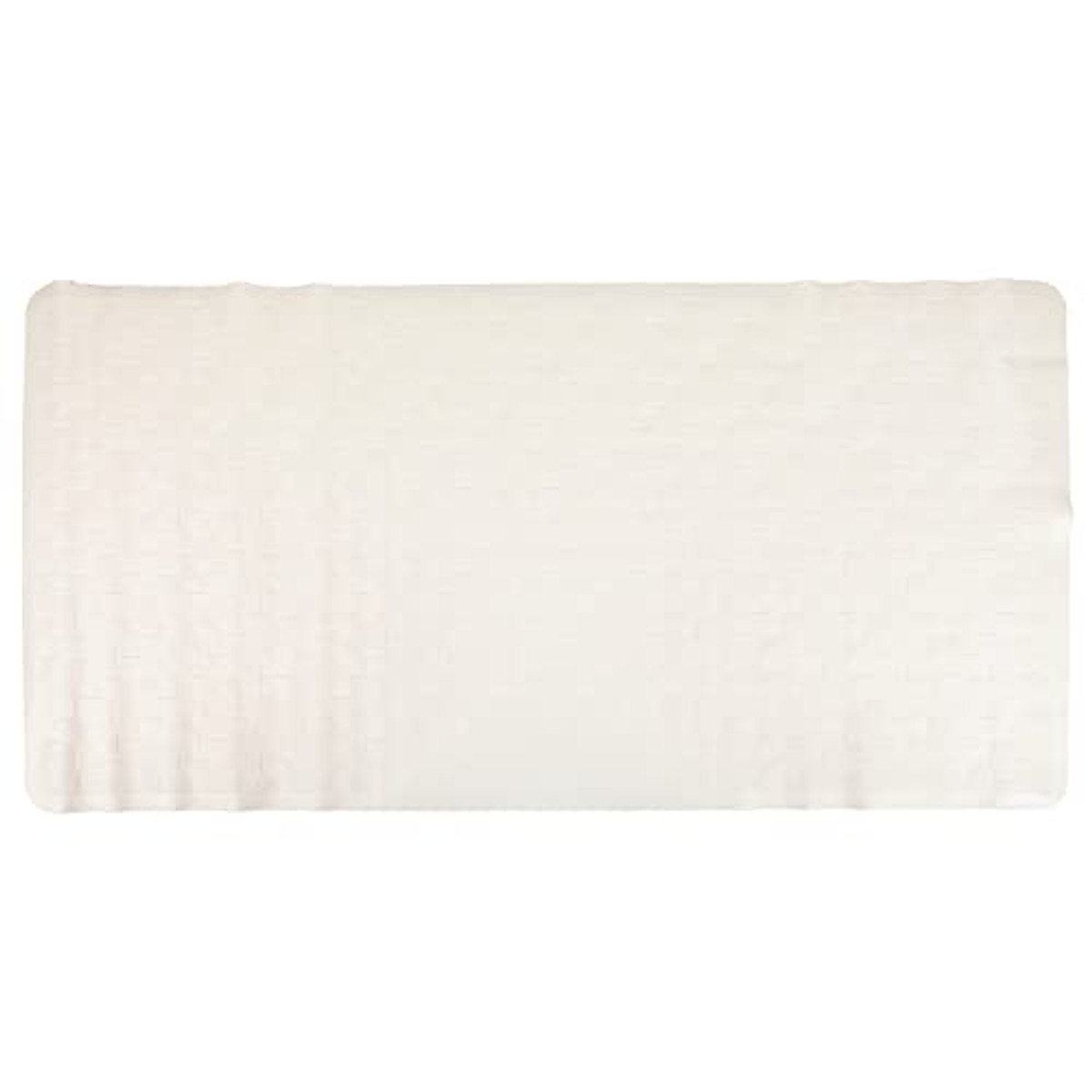 Clorox By Duck Brand Rubber Bath Mat for Tubs, Non Slip Bathtub Mat with Suction Cups For Comfort and Safety, 18 x 36 Inches, White