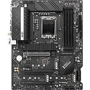 MSI PRO Z690-A WiFi ProSeries Motherboard (12th/13th/14th Gen Intel Core, LGA 1700 Socket, DDR5, PCIe 5, 2.5G LAN, M.2 Slots, Wi-Fi 6E, Bluetooth 5.3, ATX)