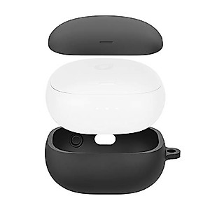 Compatible with Anker Soundcore Liberty Air 2 Pro Case, Youkei Silicone Case Cover Easy Carrying Protective Case Cover Compatible with Anker Soundcore Liberty Air 2 Pro (Black)