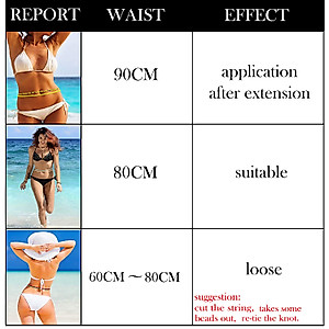 Tuoshei 12 Pieces Summer Jewelry Waist Bead Set Colorful Waist Bead Belly Bead African Waist Bead Body Chain Beaded Belly Chain Bikini Jewelry for Woman Girl (12PCS style7) (style 1)