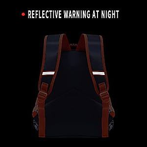 Dasellbag Toddler School Backpack Elementary Student Schoolbag Waterproof Lightweight Comic Bookbag for Boys Girls(SL-M)