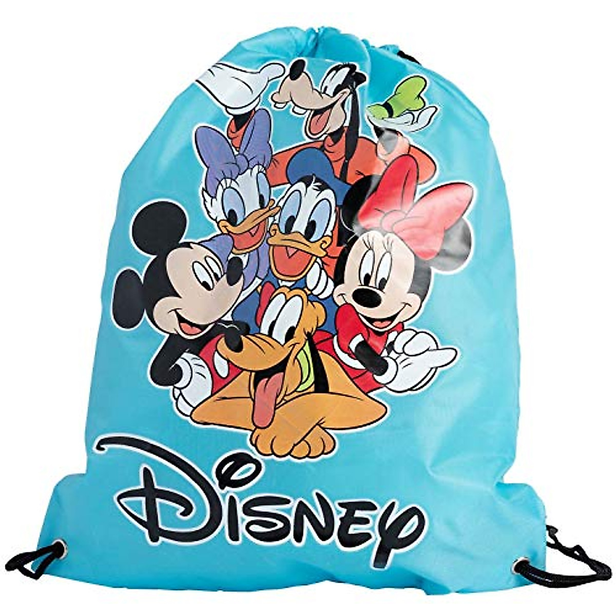 Disney Tote 15" Sling Bag Mickey Mouse Minnie Donald Daisy Goofy Pluto Print