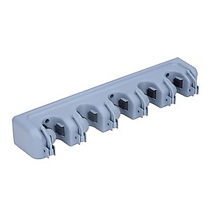 FOTABPYTI Broom Holder, Easy to Install Wall Mounted Multifunctional Broom Shelf for Garage (Type A)