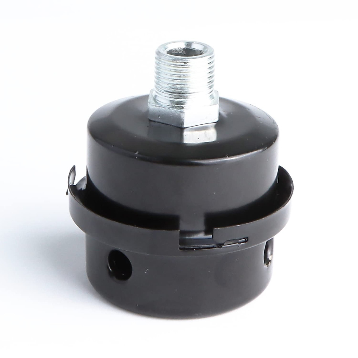 Air Compressor Silencer,Filter Thread Metal oil-less Intake Filter Air Filter Silencer Noise Muffler (3/8 PT 16mm)