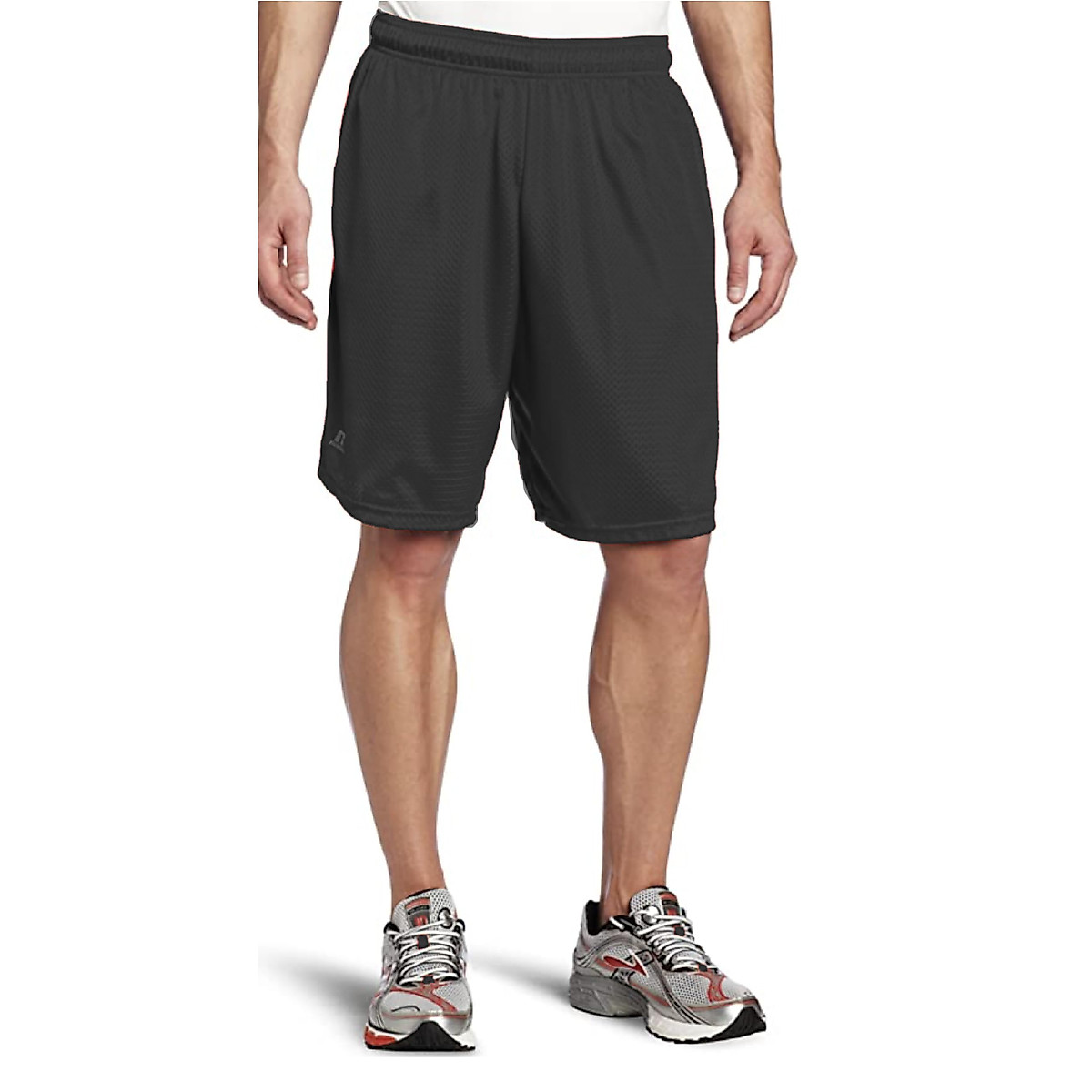 Russell Athletic Men's Mesh Pocket Short, Stealth, XX-Large