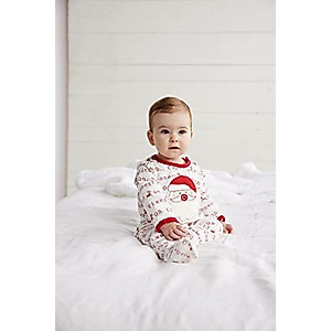Mud Pie Baby Girl's Reindeer and Santa Sleeper, 0-3 Months
