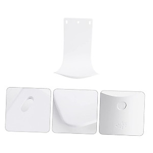 STOBAZA 2pcs Plastic Water Tray Foaming Drip Trays Decorative Tray Garnish Tray Wall Mount Soap Dispenser Stand Bracket Foam Soap Decorative Soap Abs Drop White Washing Machine