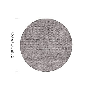 Mirka 9A-241-080 6-Inch 80 Grit Mesh Abrasive Dust Free Sanding Discs, Box of 50 Discs