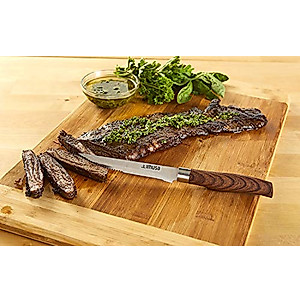Imusa USA IMU-73056 4.5" Stainless Steel Steak Knife with Woodlook Handle