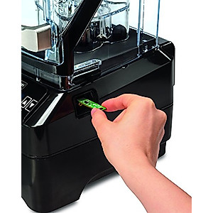 Hamilton Beach Commercial HBH755 The Eclipse Blender, 64 oz./2L, 3 hp, Quiet Blend Technology, 18.5" Height, 8.5" Width, 10.75" Length, Black