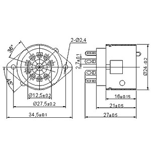 Cary 4pcs 9 PIN Shell Bakelite Vaccum Tube Socket Saver Fr 12ax7 12au7 Audio Tube Amp