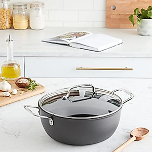 Cuisinart 650-26CP Chef's Classic 5-Quart Chili Pot with Cover Nonstick-Hard-Anodized, Black