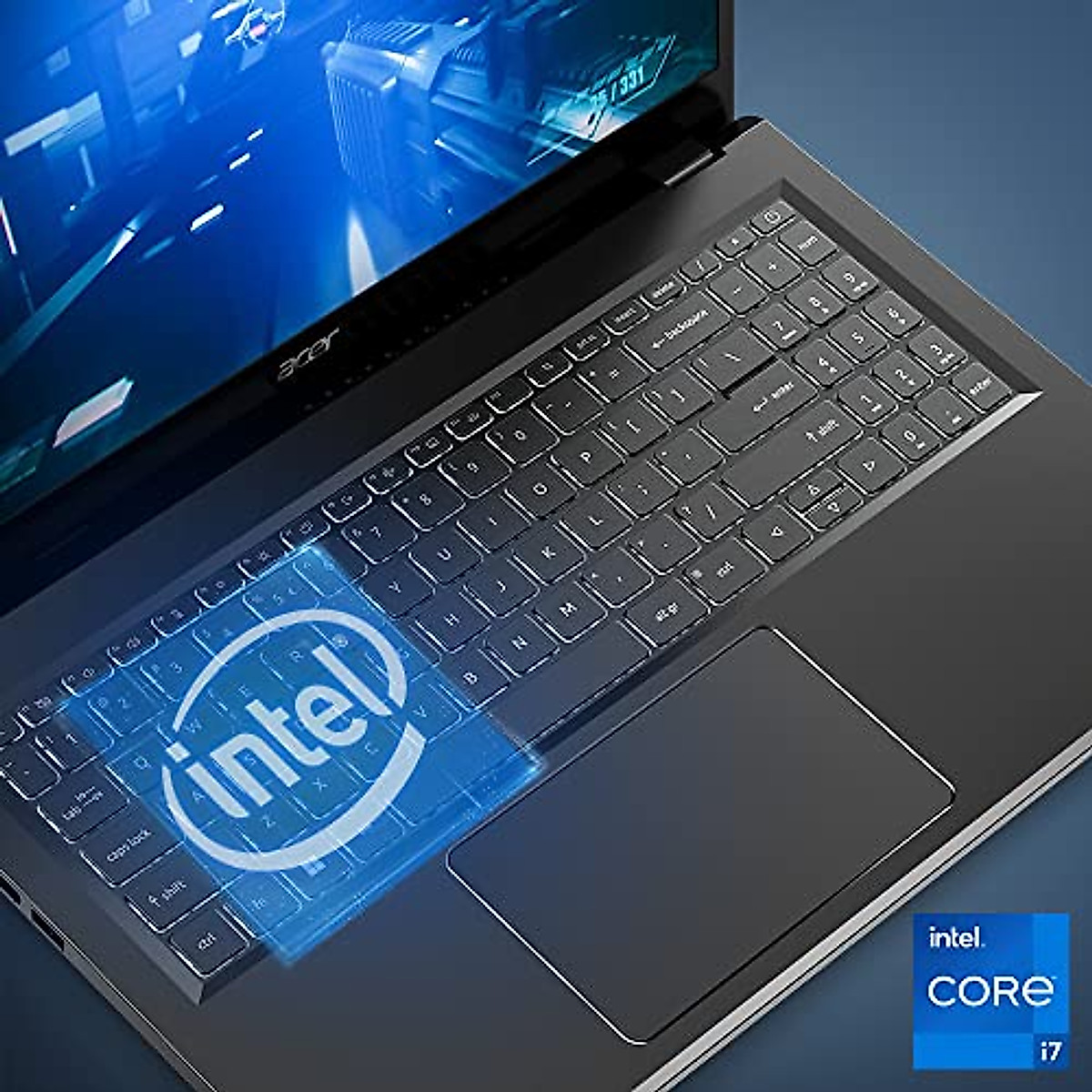 Acer Aspire 5 Slim Laptop | 15.6" FHD (1920 x 1080) IPS | Intel Core i7-1355U | NVIDIA GeForce RTX 2050 | 16GB DDR4 | 1TB Gen 4 SSD | Wi-Fi 6E | USB4/Thunderbolt 4 | Backlit KB | A515-58GM-76KW, Gray