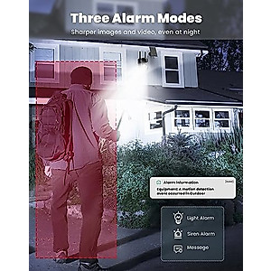 FOAOOD 2K Security Camera Wireless Outdoor, Sloar Camera for Home Security Outside, APP Controls 360° Full Coverage, Color Night Vision, Human Detection, IP65 Waterproof, 2.4G WiFi Connection