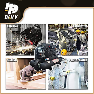 HPDAVV 6.5-HP Portable Air Compressor with Wheels - 9 Gallon Air Tanks Wheelbarrow Gas Powered Air Compressor (1, 6.5HP/9GAL*2/Wheelbarrow)