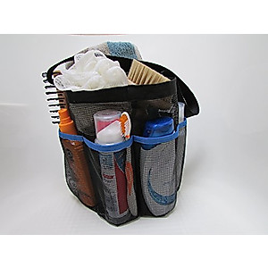 Shower Tote - ShowerMade Premium Quality Shower Caddy The Strongest Quick Dry Bag for your Washroom Accessories - Perfect Hanging Caddy for College, Dorm or Gym - Portable for Camping and Travelling