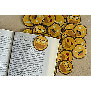 BEST SMILEY FACE Bookmarks - 36 Bulk Bookmarks for Kids girl’s boys- School Student Incentives – Library incentives – Reading Incentives - Party Favor Prizes - Classroom Reading Awards!