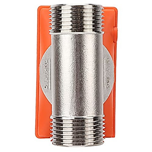 Water Flow Meter, High Accuracy Digital Hose Water Meter, Stainless Steel Garden Hose Flow Meter Measure Gallon/Liter Water Flow Rate for Garden, Fish Pond, Swimming Pool, Farmland Irrigation