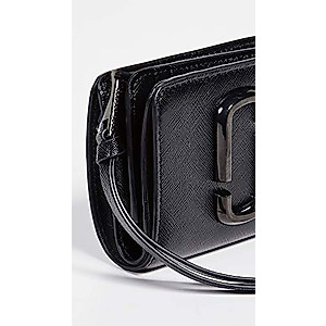 Marc Jacobs Women's The Snapshot DTM Mini Compact Wallet, Black, One Size