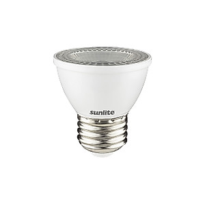 Sunlite LED PAR16 Short Neck Recessed Spotlight Bulb, 7 Watt, (60W Halogen Replacement), 550 Lumens, Medium (E26) Base, Dimmable, ETL Listed, 2700K Soft White, 1 Count
