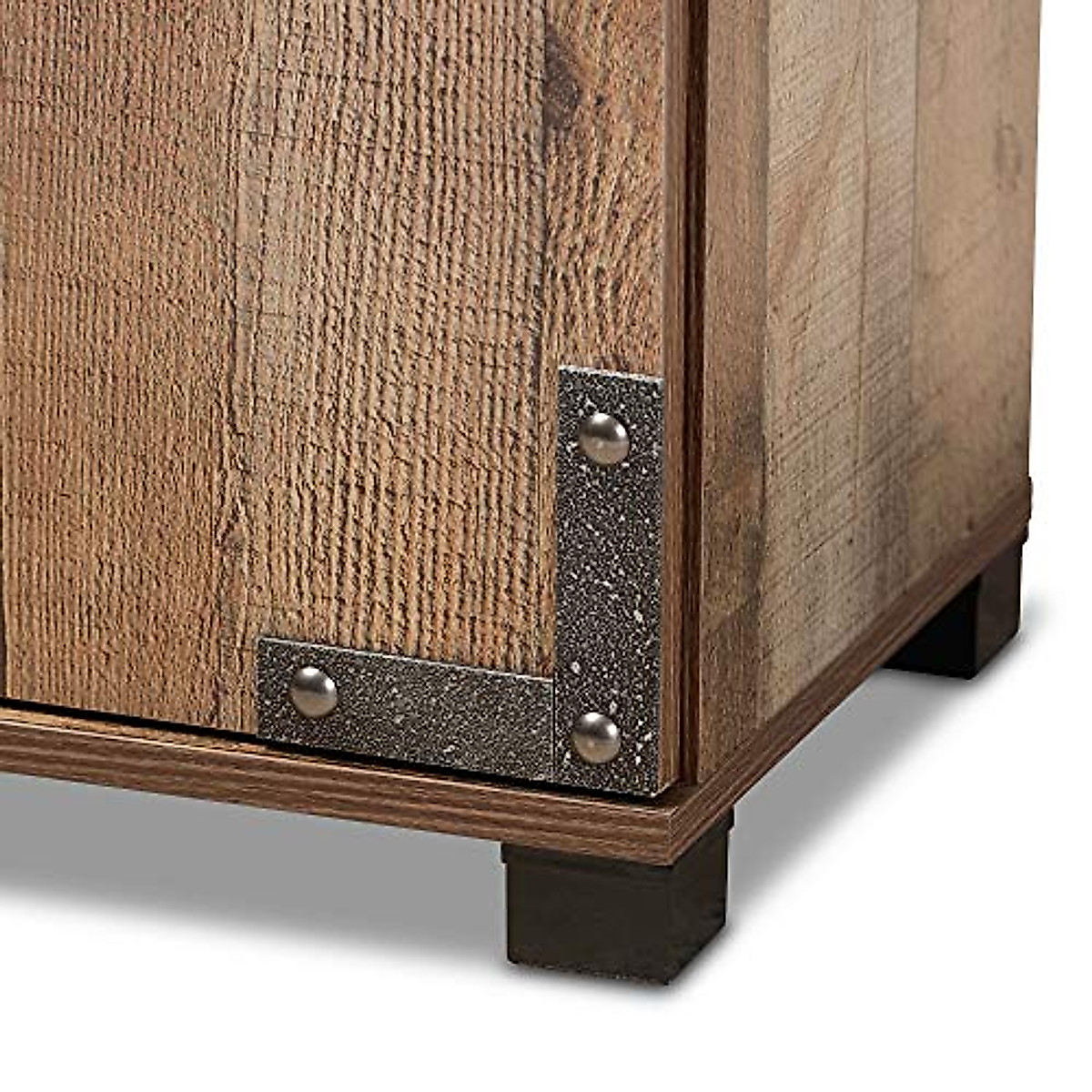 Baxton Studio Shoe Cabinets, Brown