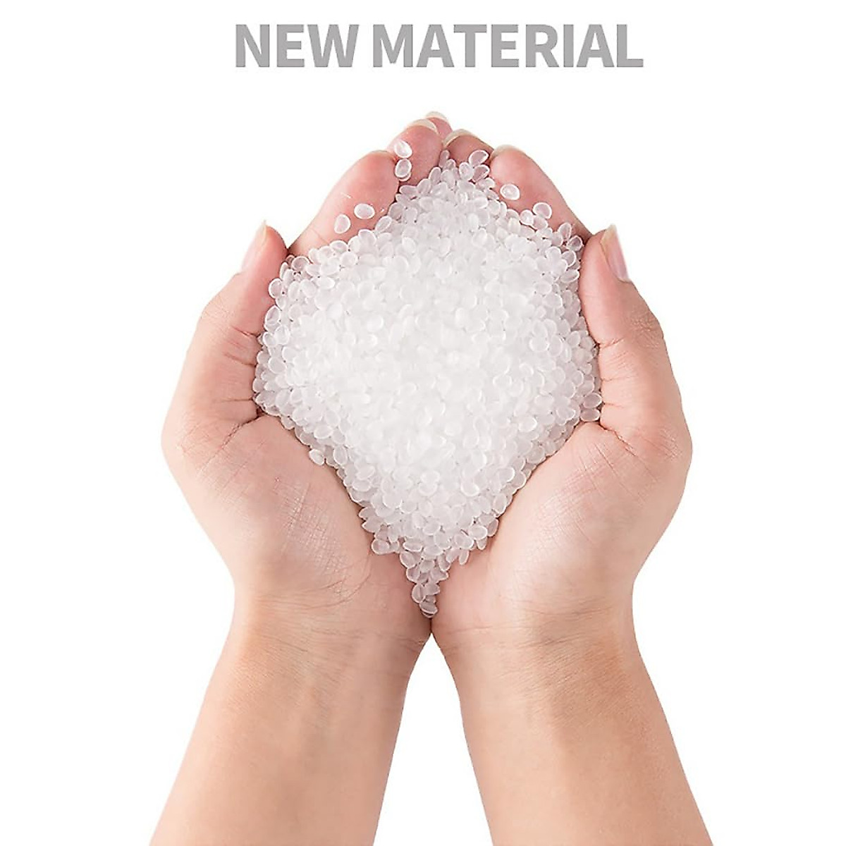 75 Count Drawstring Trash Bags, jixik 4 Gallon Thickened Garbage Bags 17.7" x 19.7" Unscented White Trash Bags for Kitchen, Bathroom, Office Waste Bin Liners