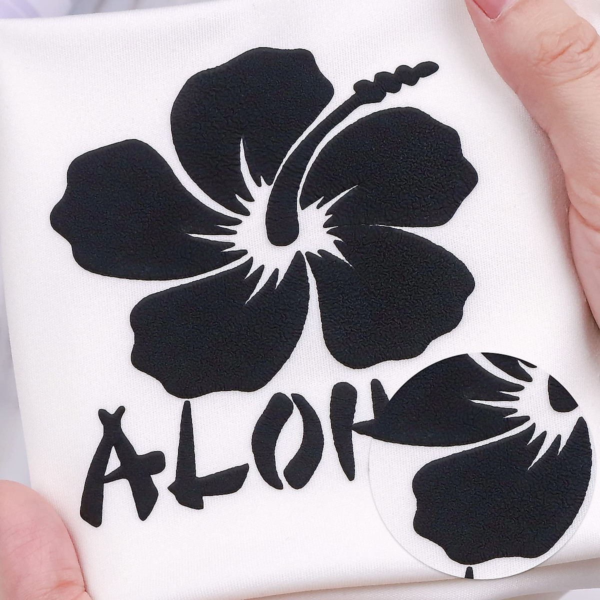 WRAPXPERT Puff Vinyl Heat Transfer Black 3D Puffy HTV Iron on Vinyl for Tshirts,Easy Cut/Transfer Foaming HTV Roll for Heat Press,Clothing,10" x5ft