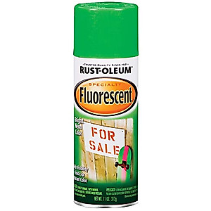 Rust-Oleum 1932830 Specialty Fluorescent Spray Paint, 11 Ounce, Green