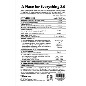 by Annie Patterns, Place for Everything (PBA207-2)