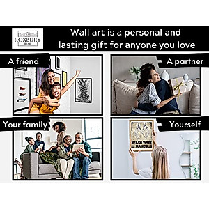 Roxbury Row Goth Bathroom Decor | Skeleton Decor, Skull Decor | Funny Bathroom Signs, Floral Skull Bathroom Decor Sets | Halloween Bathroom Decor Set (Unframed Prints) (Set of 3: Wash/Brush/Flush)